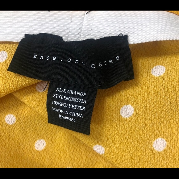 Know One Cares | Skirts | Know One Cares Polkadot Elastic Waist Midi ...
